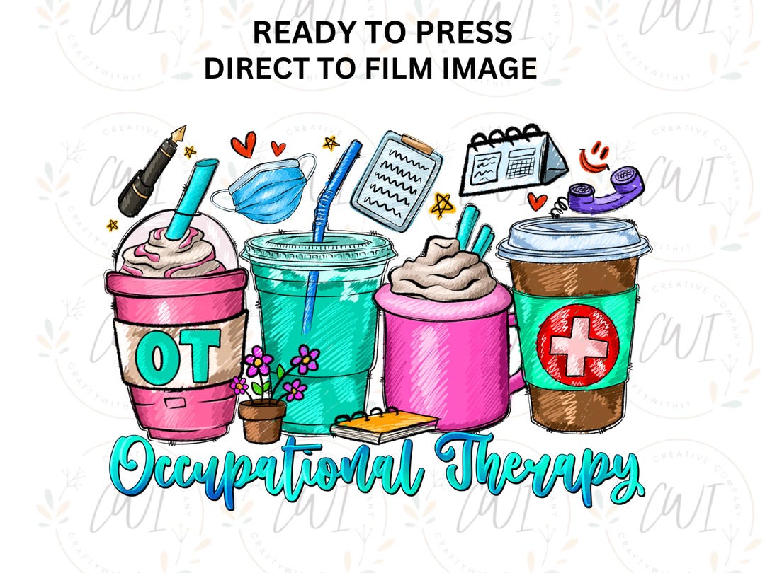 Occupational Therapy Adult DTF Transfer: Medical Love Iron-on Design - Etsy
