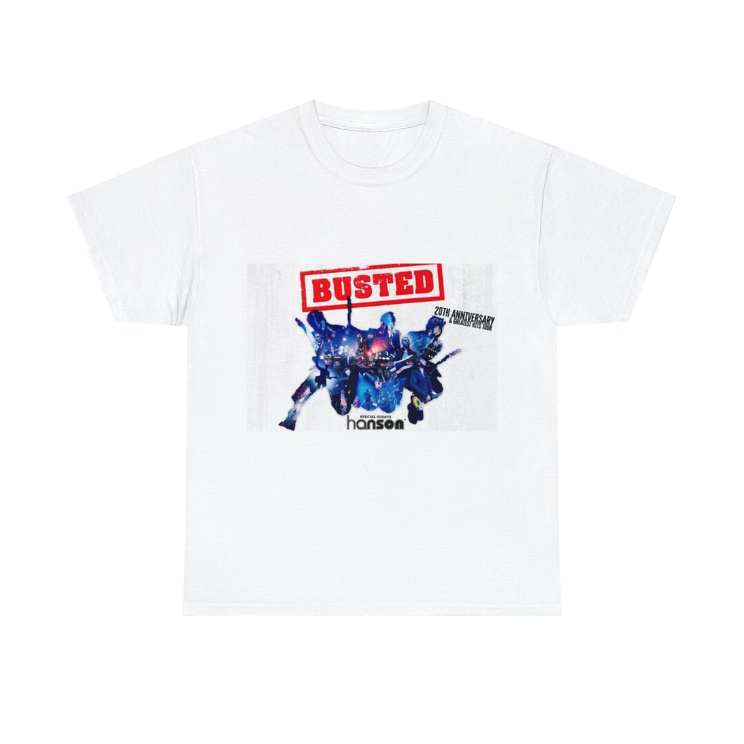 Busted 2023 Tour T-shirt With Hanson, Music Band Shirt, Greatest Hits ...
