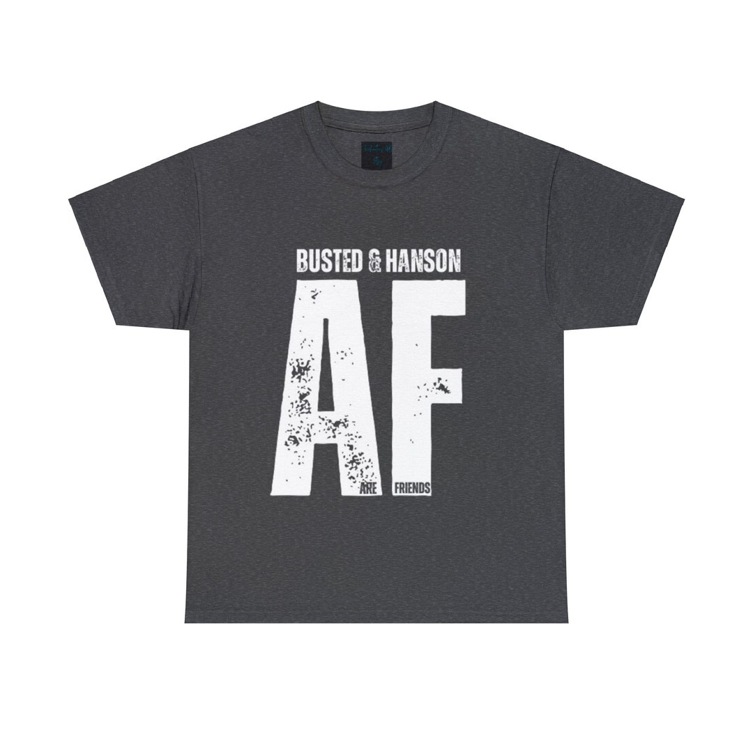 Busted and Hanson AF Are Friends Tour T Shirt for Busted and Hanson ...