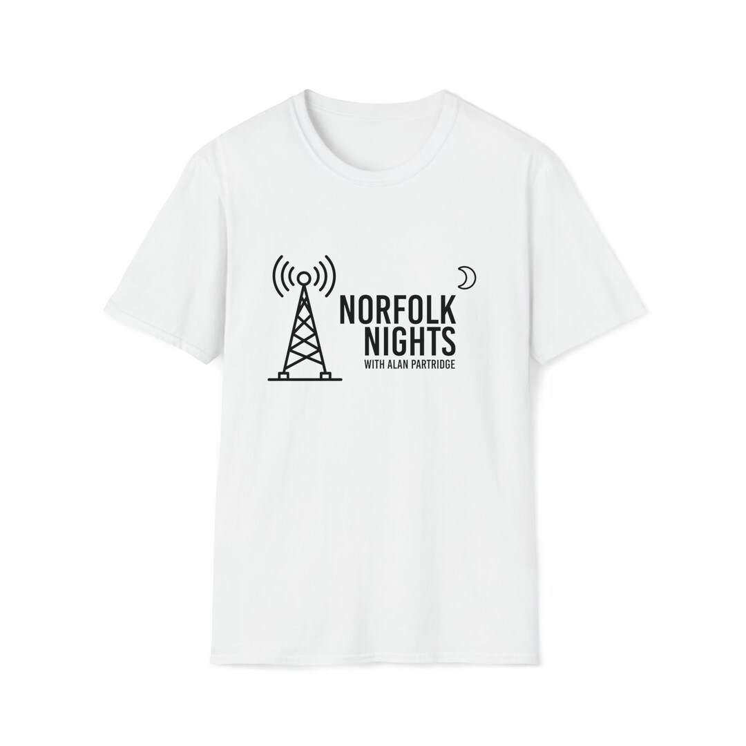 Alan Partridge T-shirt, Norfolk Nights, Alan Partridge Gift, Boyfriend ...