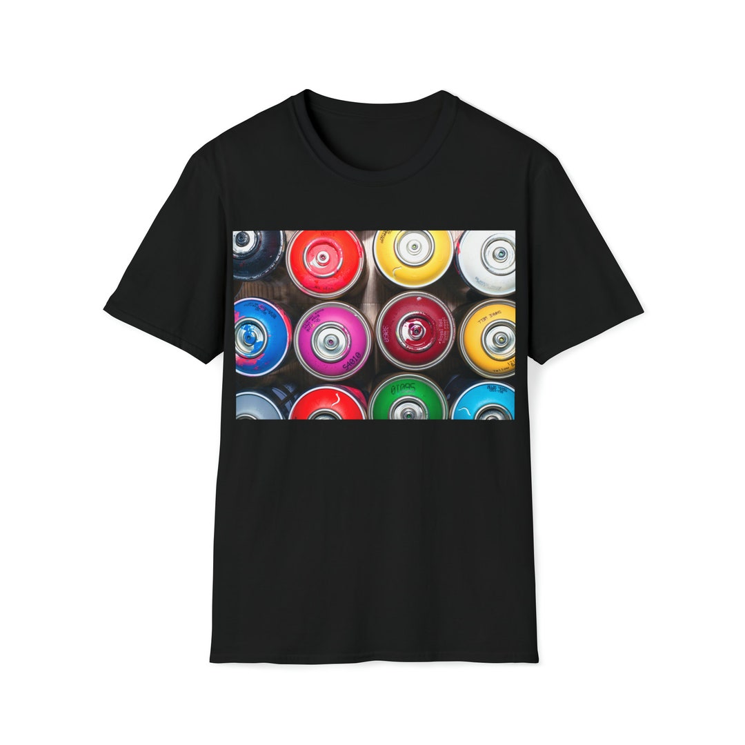 Spray Paint Cans T-shirt Spray Paint Urban Art Graffiti - Etsy