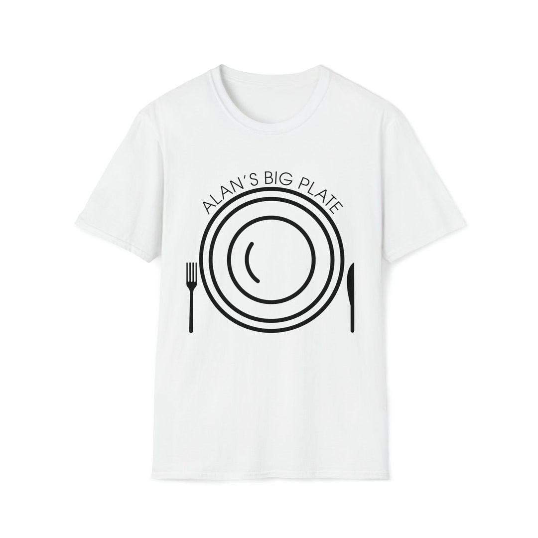Alan Partridge Big Plate T-shirt Funny Gift for Him Alan - Etsy UK
