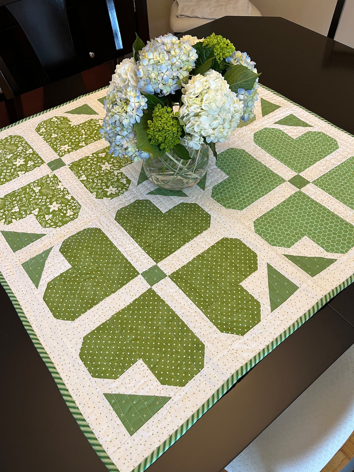 Handmade Farmhouse Flowers Large Table Topper - Etsy