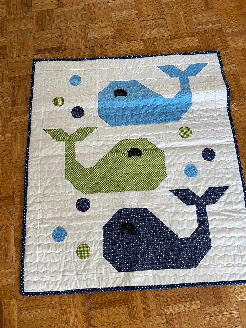 Handmade Quilted Baby Size Blanket - Etsy