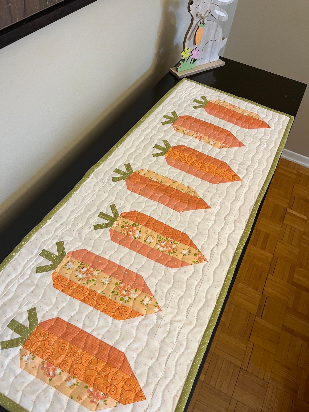 Handmade Quilted Easter carrot Sticks Table Runner - Etsy