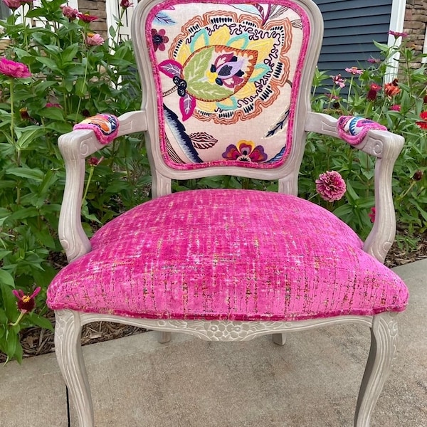 French Arm Chair - Etsy