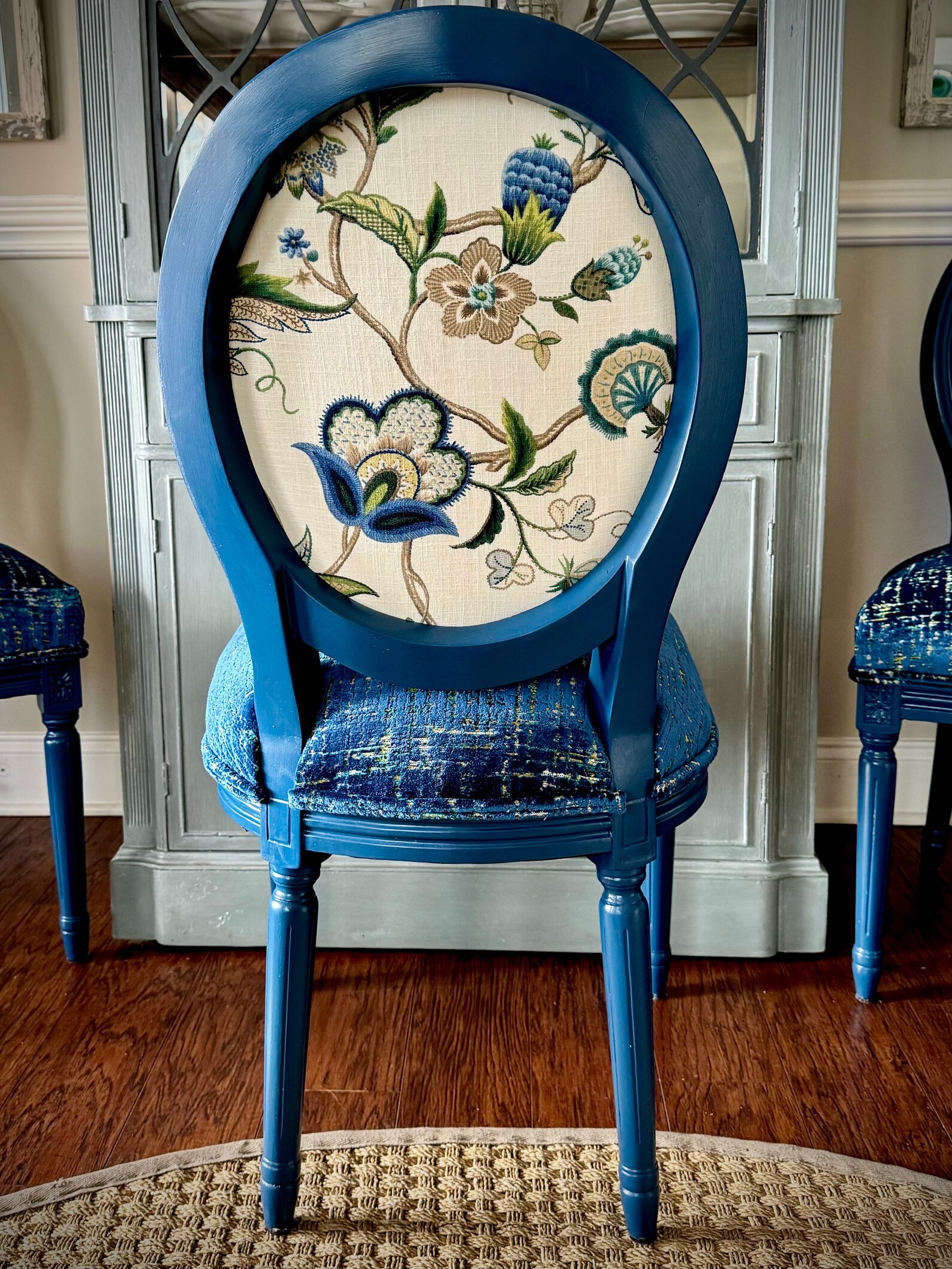 Custom Order Only - Four Round Back Dining Chairs Ready to Be ...