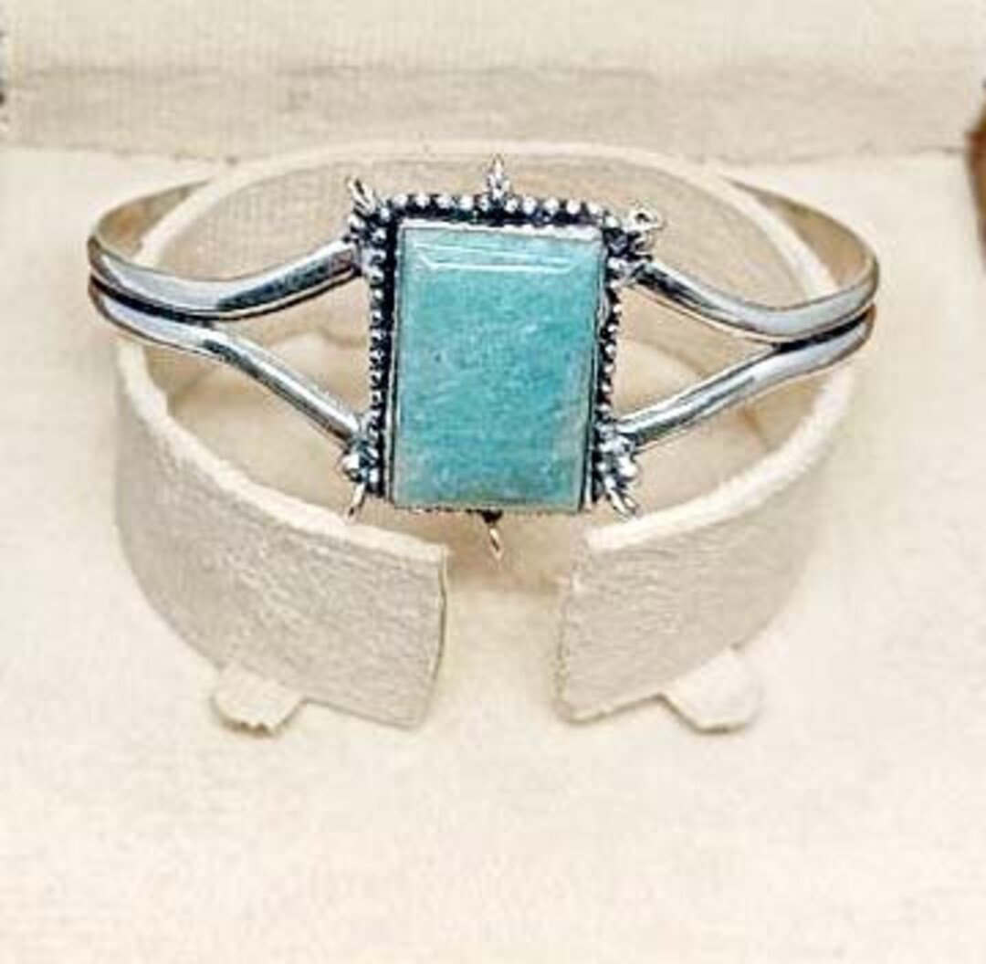 Natural Larimar Bangle Beautiful Stone Handmade Fashion - Etsy