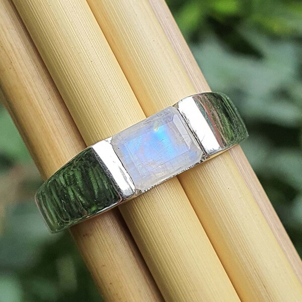 Mens Moonstone Ring - Etsy