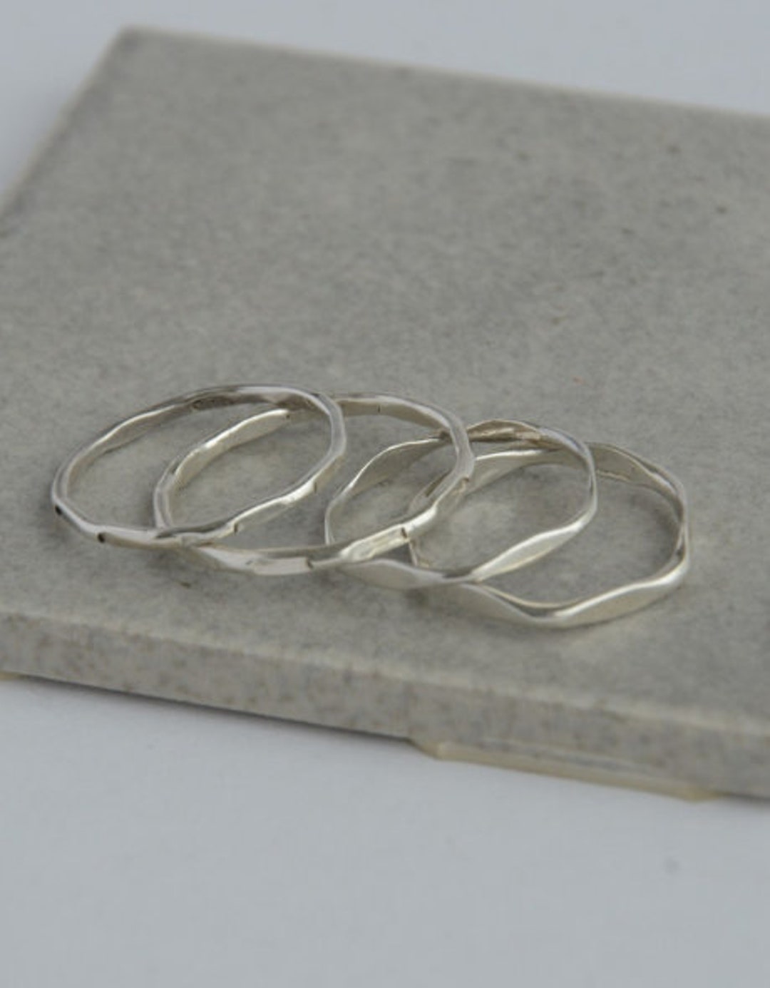 Sterling Silver Wave Ring Zig Zag Ring Sterling Silver Stack Ring Ocean Wave Ring Beach Jewelry ...