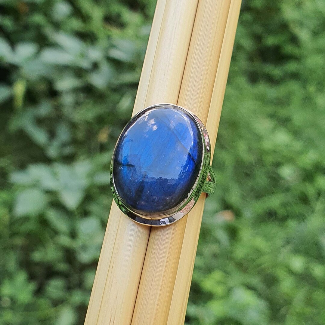 Oval Labradorite Ring for Men by Bijouxunisexes | Handmade Jewelry ...