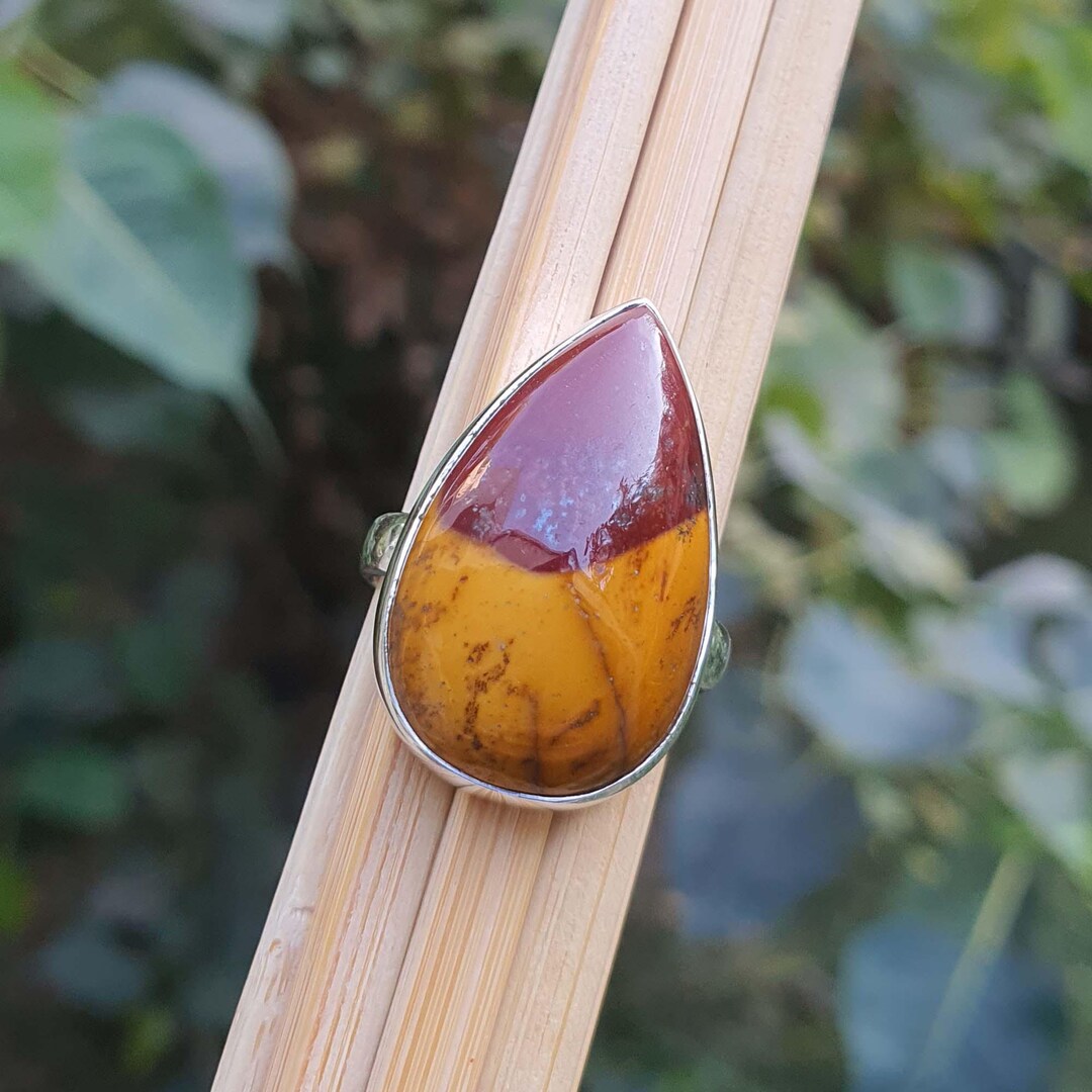 Australian Mookaite Ring 925 Sterling Silver: Mookaite Jasper Rings ...