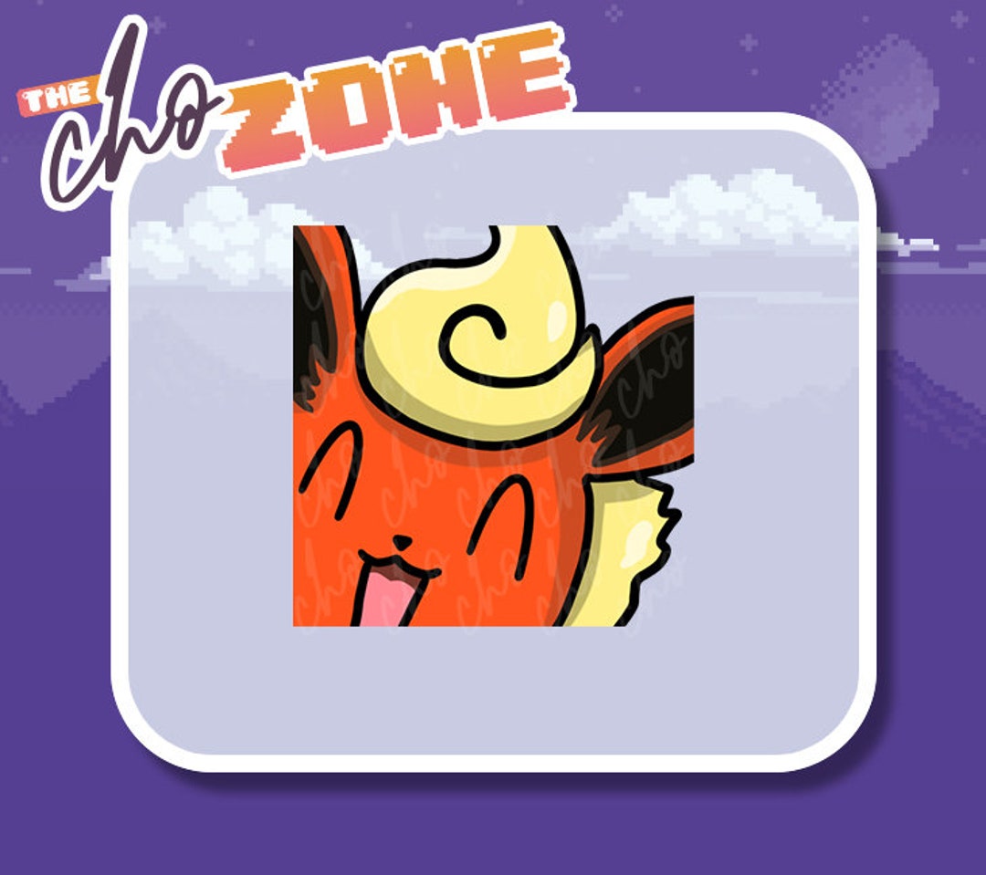 Twitch | Discord Emote FLAREON JOY - Etsy