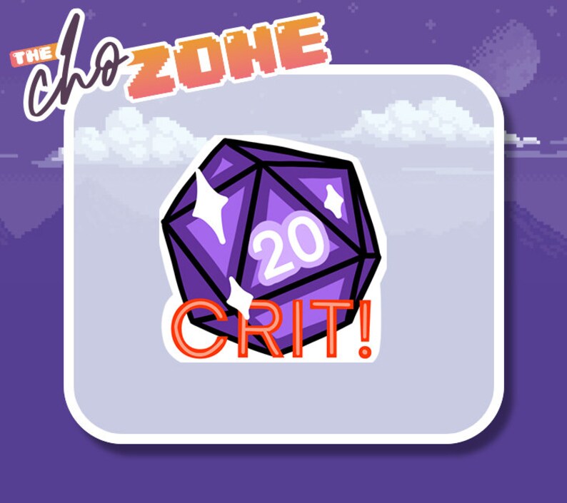 Dungeons & Dragons Baldurs Gate 3 CRITICAL 20 DICE EMOTE Twitch ...