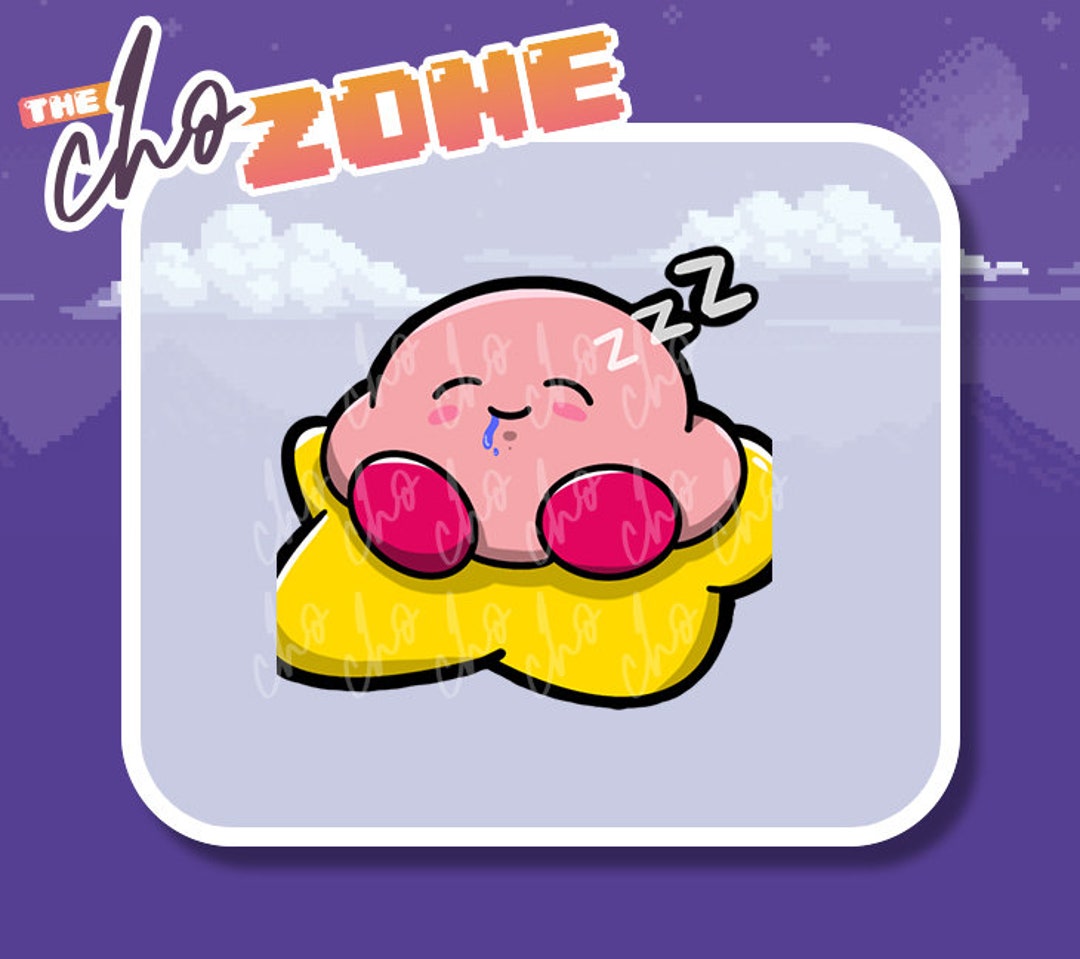 Twitch | Discord Emote KIRBY SLEEP - Etsy