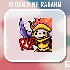 ELDEN RING 5 Set EMOTE Ranni Radahn Mesmer Malenia Twitch | Discord ...