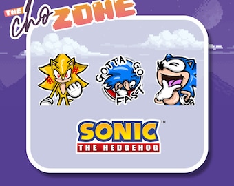 Sonic Twitch Emote Set | Sonic the Hedgehog Pixel Art Emotes | Twitch ...