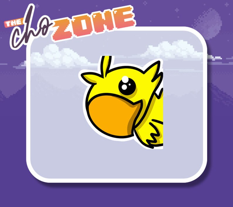 CHOCOBO LURK Final Fantasy Monsters Twitch | Discord Emotes - Etsy