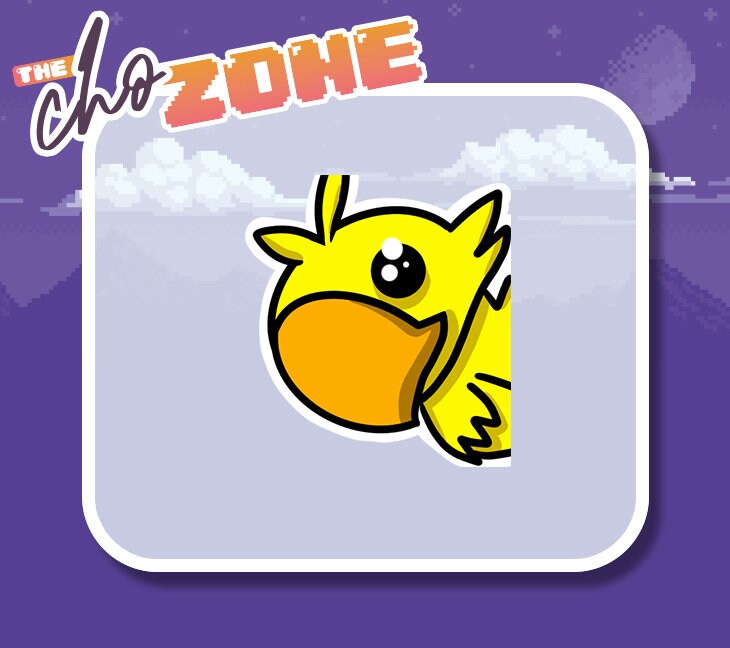 CHOCOBO LURK Final Fantasy Monsters Twitch | Discord Emotes - Etsy