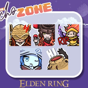 ELDEN RING 5 Set EMOTE Ranni Radahn Mesmer Malenia Twitch | Discord ...