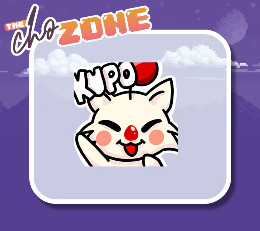 MOOGLE HI Final Fantasy Monsters Twitch | Discord Emotes - Etsy
