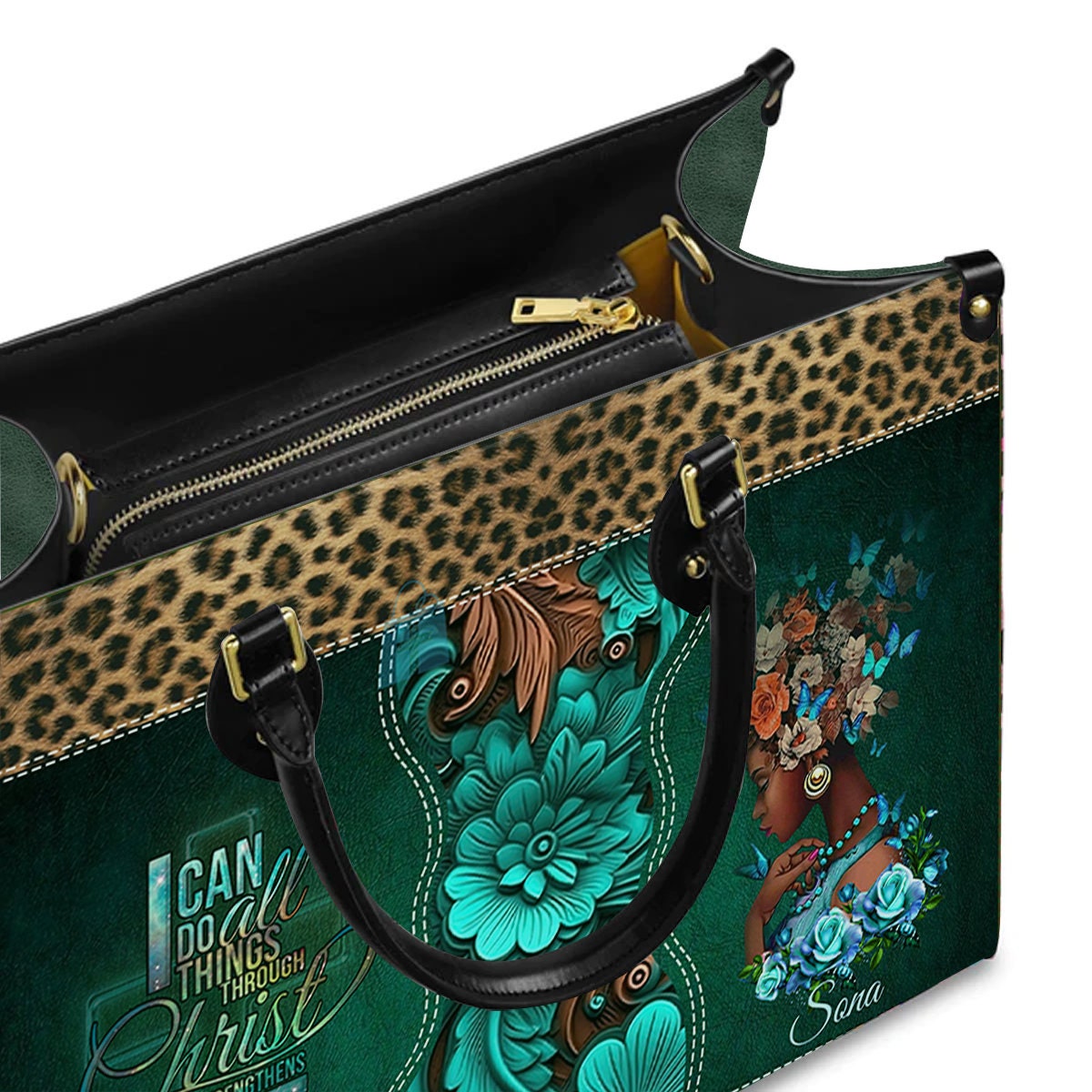 Christianartbag Handbags, I Can Do All Things Through Christ Leather ...