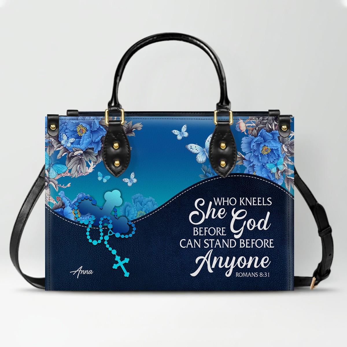 Personalized Christian Leather Handbag - Inspirational Faith Purse - Etsy