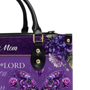 Custom Engraved Leather Handbag - Elegance & Faith Combined ...