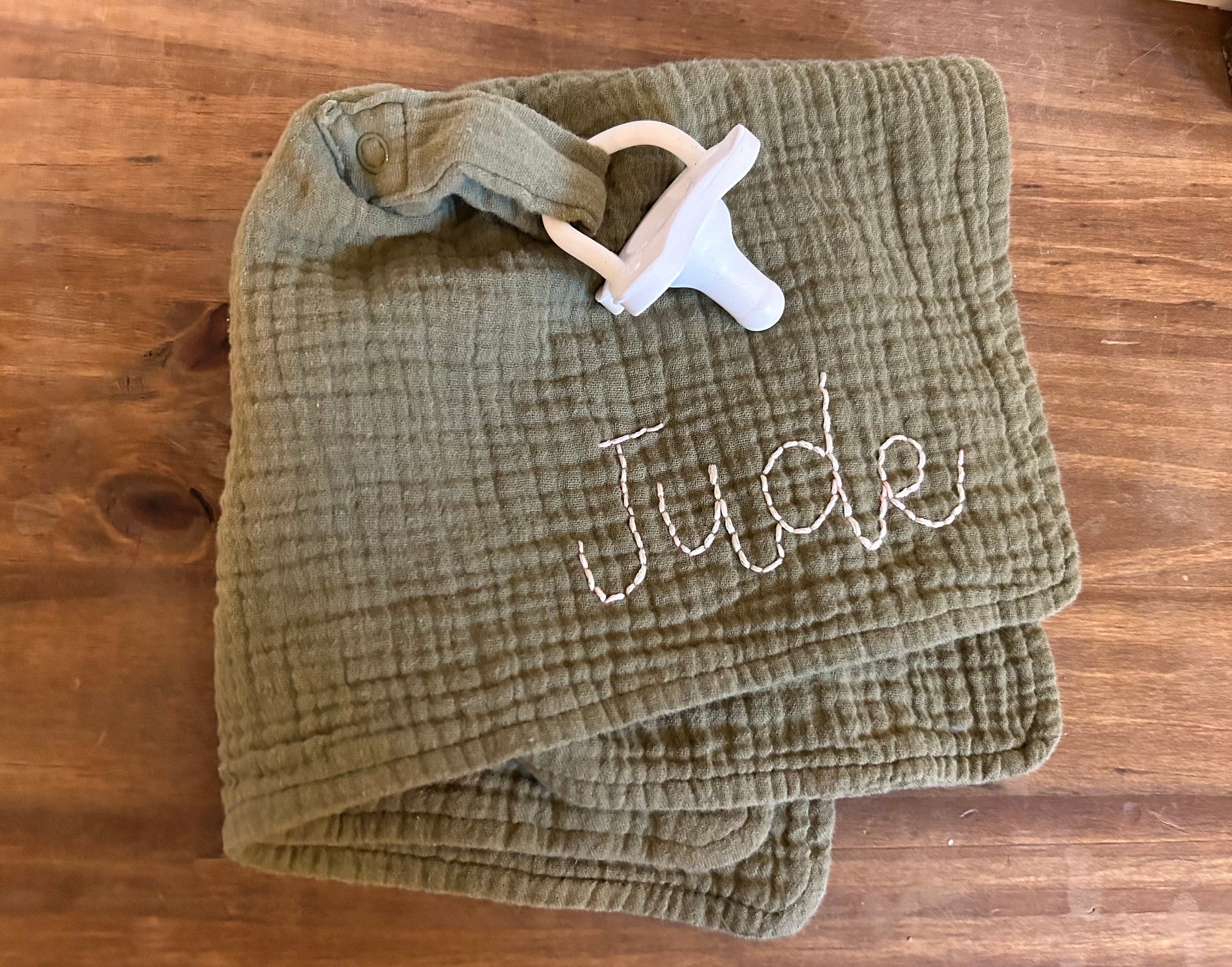 Personalized Paci Lovey - Etsy