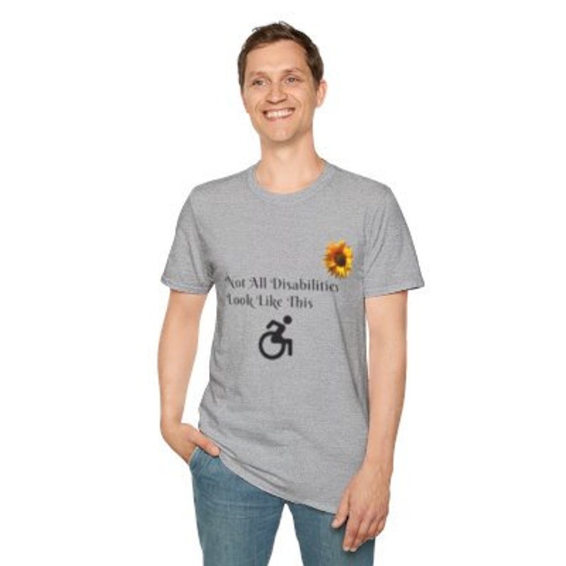 Multiple Sclerosis Awareness T-shirt Not All Disabilities Are Visible ...