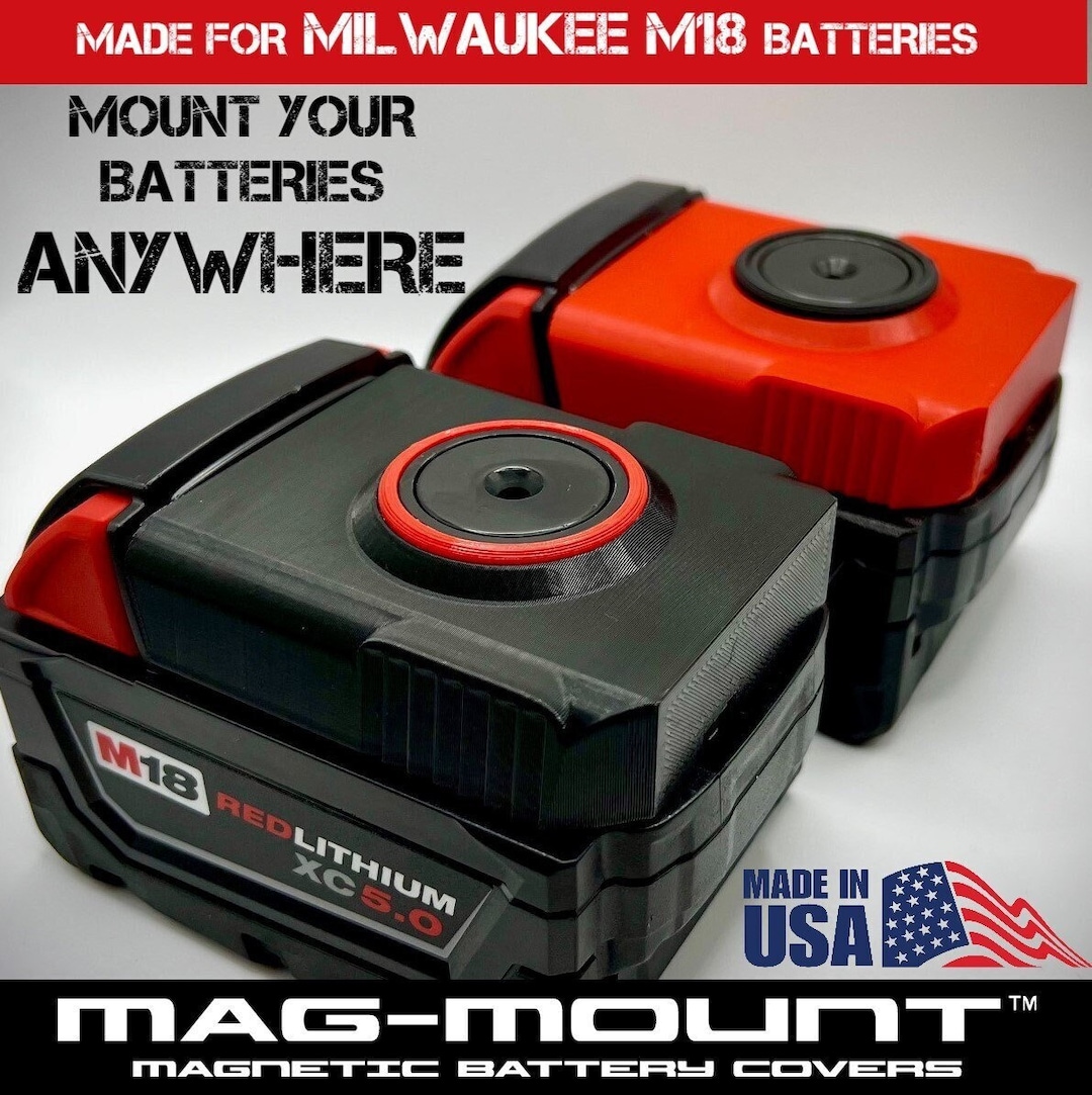 Milwaukee M18 Mag-mount™ PRO Magnetic Battery Mount With Magnetic Wall ...