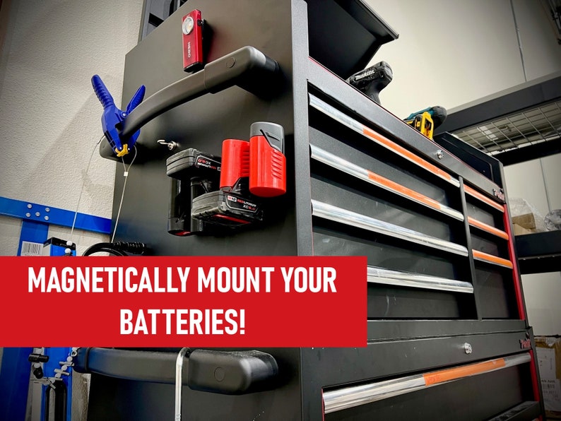 Milwaukee M12 MAG-MOUNT™ Magnetic Battery Mount / Cover made - Etsy