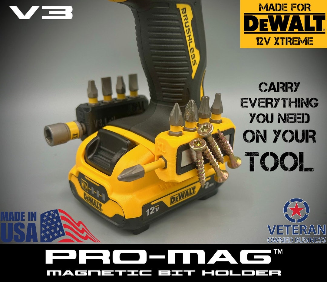 Dewalt 12V Xtreme Pro-mag™ V3.0 Magnetic Bit Holder for Sub-compact ...