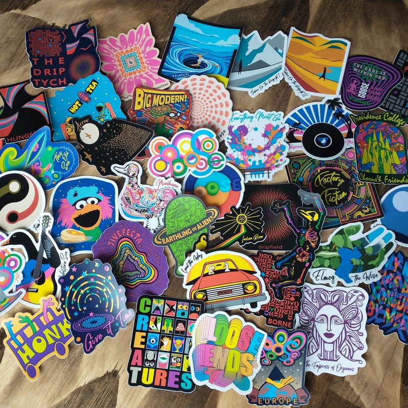Band Stickers - Etsy