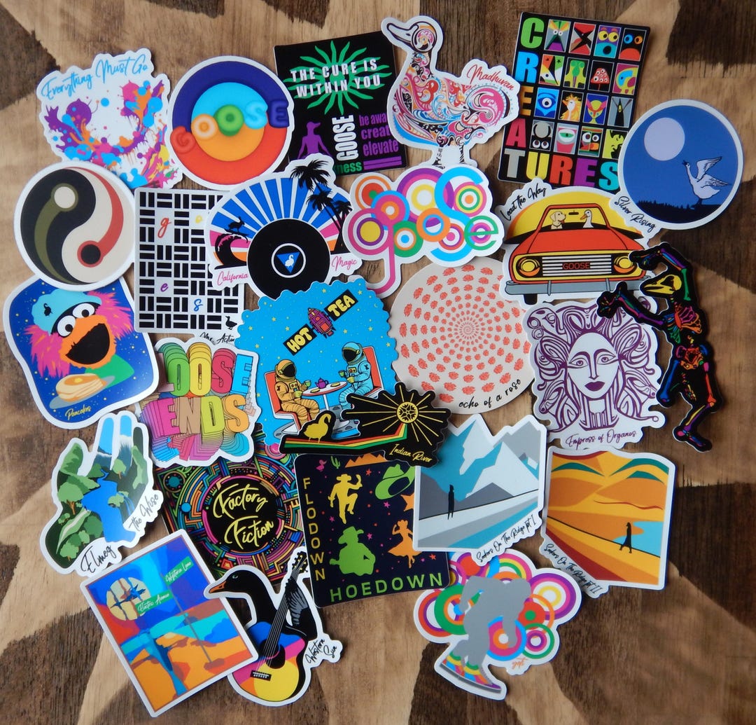 Various Goose Band Sticker Packs - Etsy