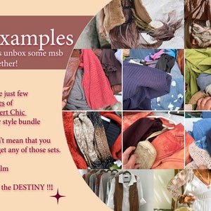 Desert Chic Mystery Style Bundle. Boho Cowboy Cowgirl Bedouin Aesthetic ...