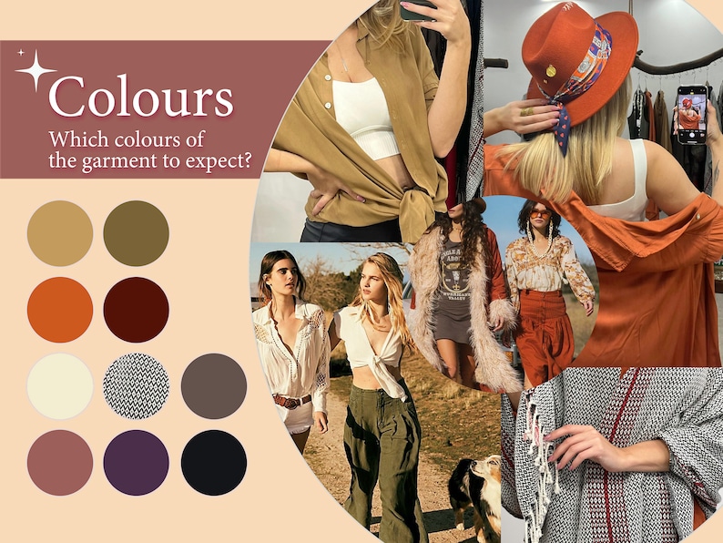 Desert Chic Mystery Style Bundle. Boho Cowboy Cowgirl Bedouin Aesthetic ...