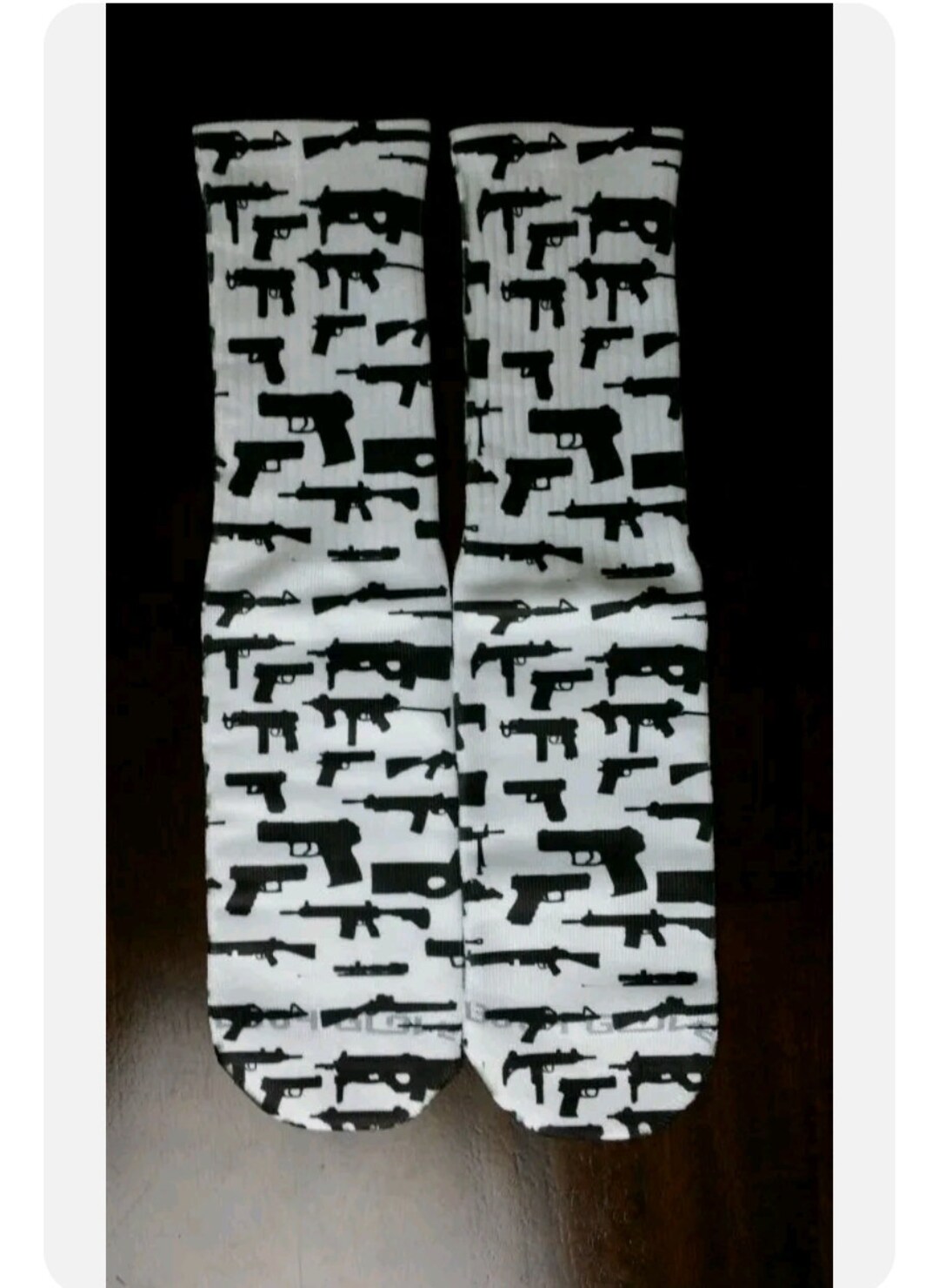 Gun Print Sublimation Socks - Etsy