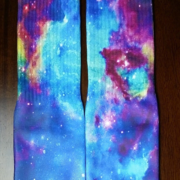 Galaxy Socks - Etsy