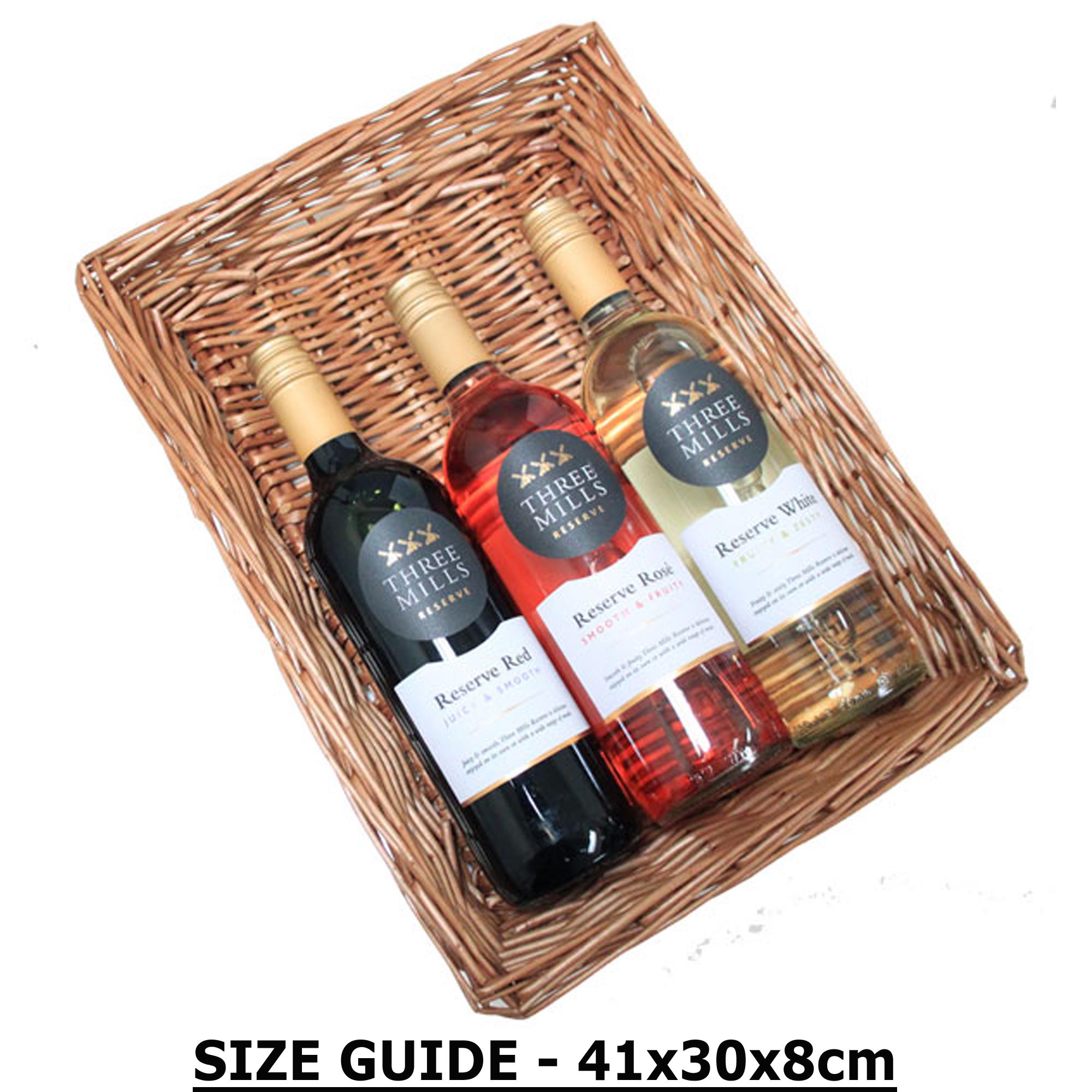 Shallow Rectangular Wicker Baskets - Fruit Baskets, Bread Baskets ...