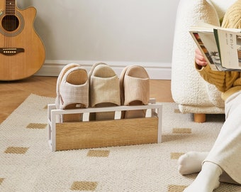 Slipper Shoe Stand Rack Storage, Housewarming Gift,metal Slipper Holder ...