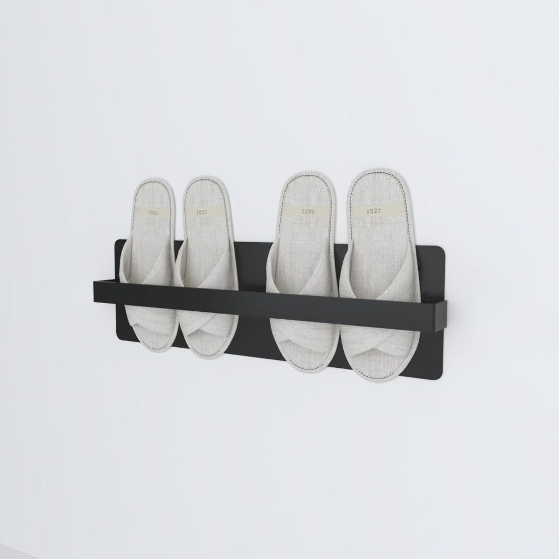 Slipper Rack for Entryway, Minimalist Metal Slipper and Shoe Storage ...