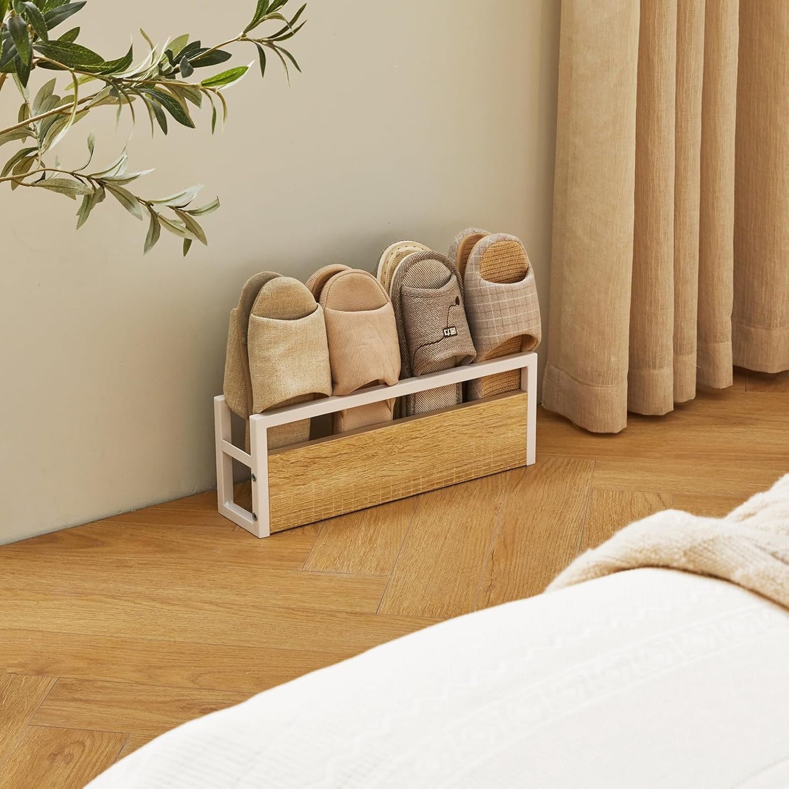 Slipper Shoe Stand Rack Storage, Housewarming Gift,metal Slipper Holder ...