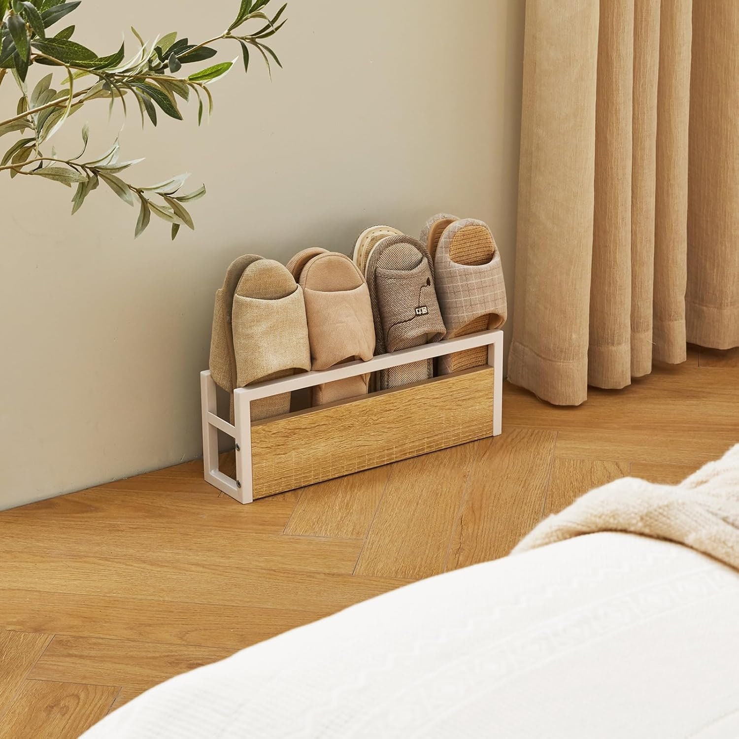 Slipper Shoe Stand Rack Storage, Housewarming Gift,metal Slipper Holder ...