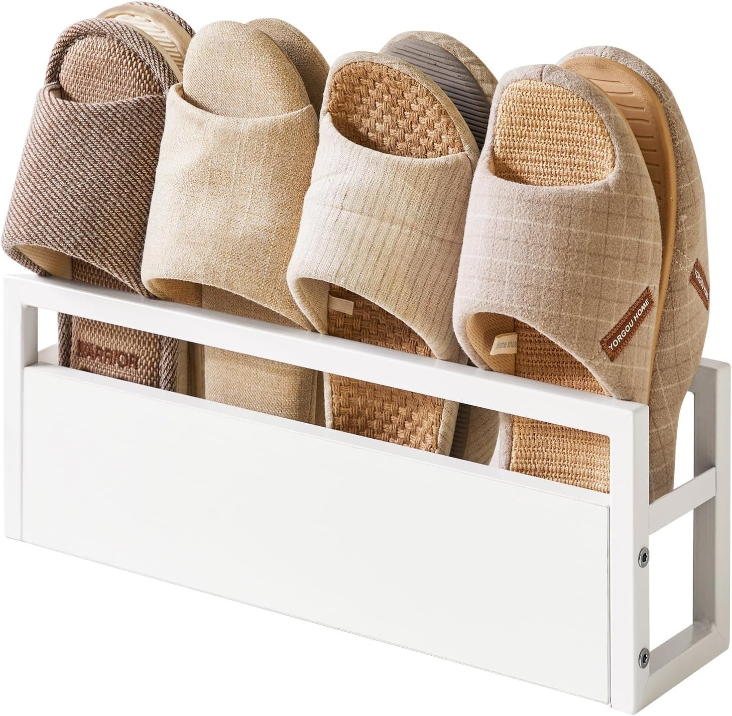 Slipper Shoe Stand Rack Storage, Housewarming Gift,metal Slipper Holder ...