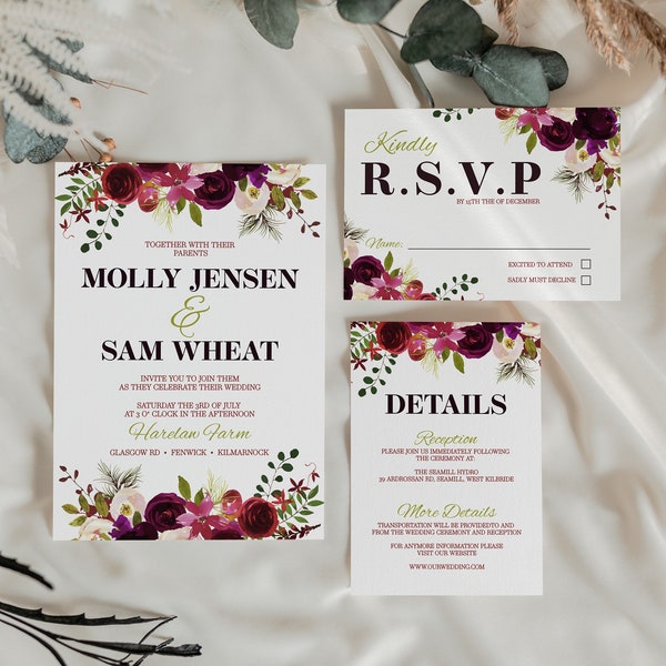 Stylish Invitations - Etsy