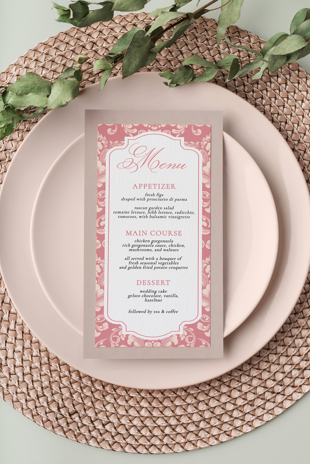 Bridgerton Bridal Shower Menu, Regency Wedding Menu Template, Bridal ...