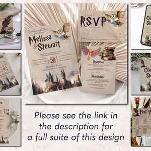MAGICAL Welcome Sign Template | Fantasy Wizard Wedding Theme ...