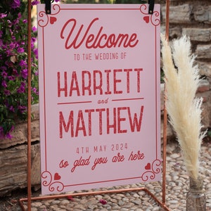 Wedding Bundle Wes Anderson Templates, Retro Wedding Suite, Pink and ...