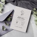 GREY TONES Wedding Invitation Template Set Minimal Simple Wedding ...